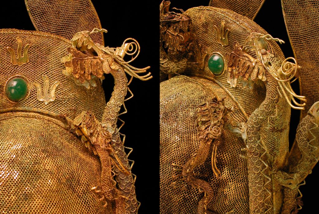 Imperial Gilt Gold Mesh Crown of The Ming Dynasty - S. Bernstein & Co ...