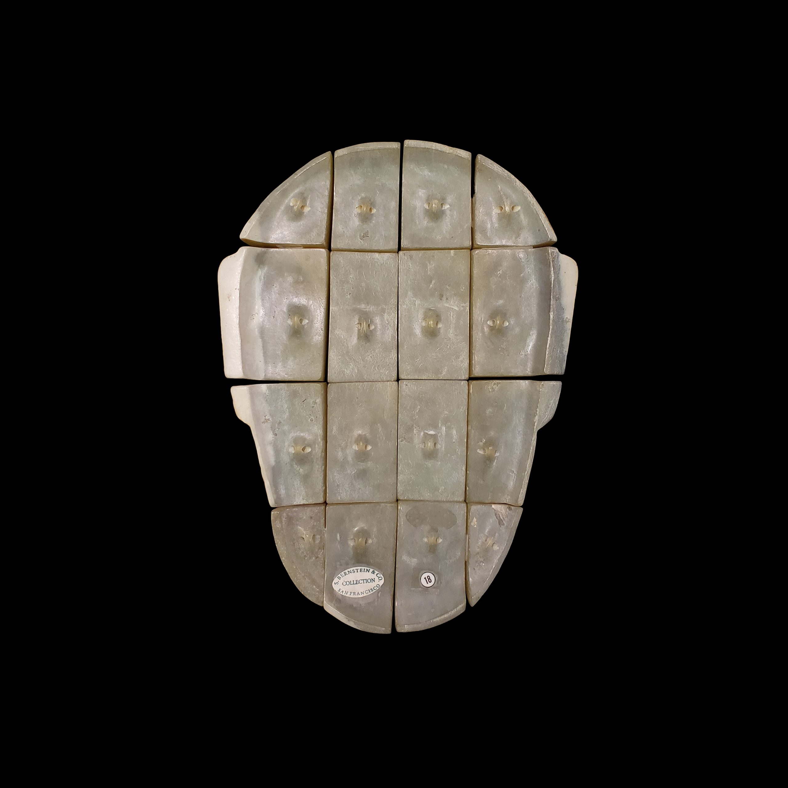 Liao Burial Mask (Mrs.) - S. Bernstein & Co. Jade & Oriental Art